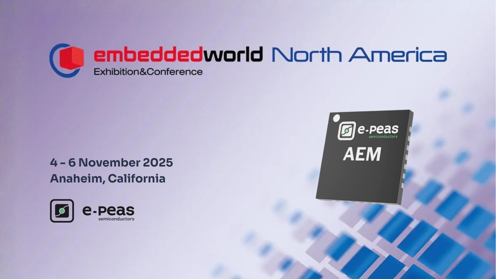 e-peas Showcases Energy Harvesting PMICs at Embedded World